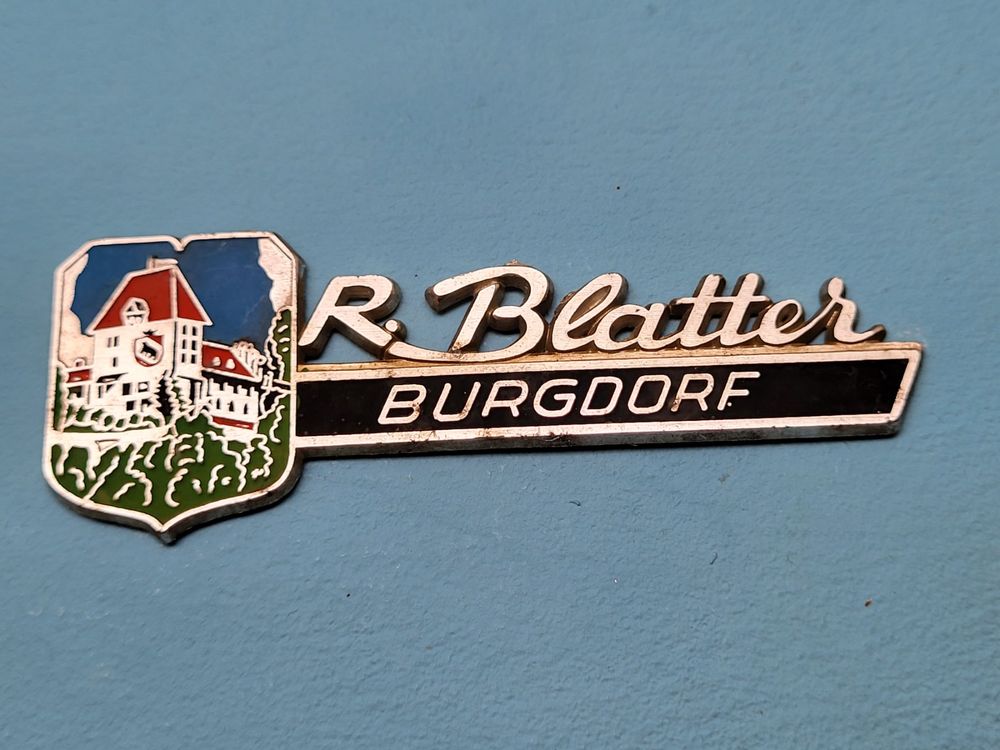Schild: R. Blatter Burgdorf (Autogarage) | Kaufen auf Ricardo