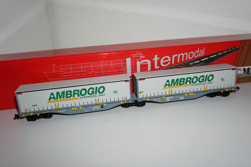 ACME 90058 - Ambrogio Containertragwagen Sggmrss 90 H0/DC | Kaufen auf ...