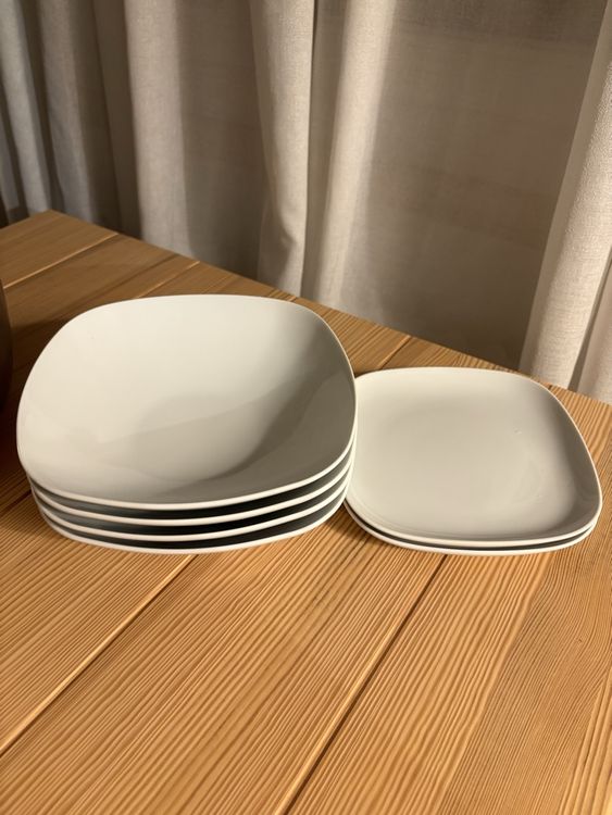 4x square deep dishes and 2x square shallow dishes (Neu (gemäss ...