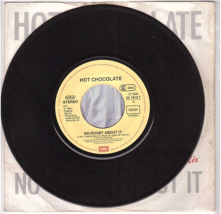 Hot Chocolate - no doubt about it | Kaufen auf Ricardo