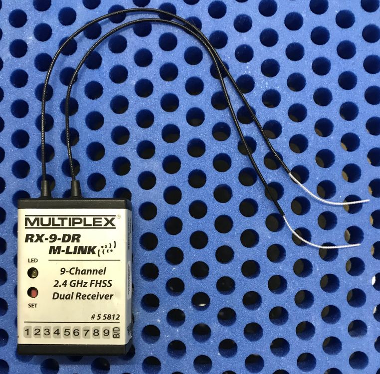 Empfänger RX-9-DR "M-LINK 2.4GHz", Multiplex # 55812 (Gebraucht) in ...