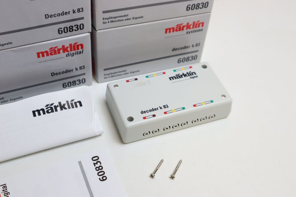Märklin 4 x Decoder K83 Digital - 60830 - Neupreis: 400.- (Gebraucht ...