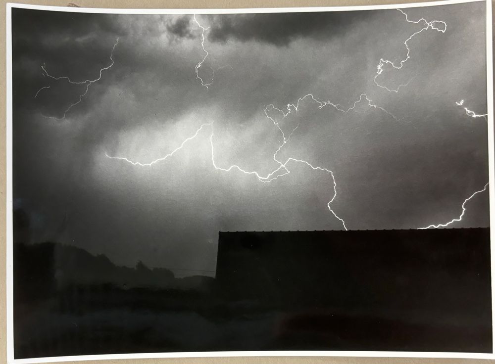 Foto E. Grubenmann, Gewitter Nacht über Appenzell, 1965 (Gebraucht) in ...