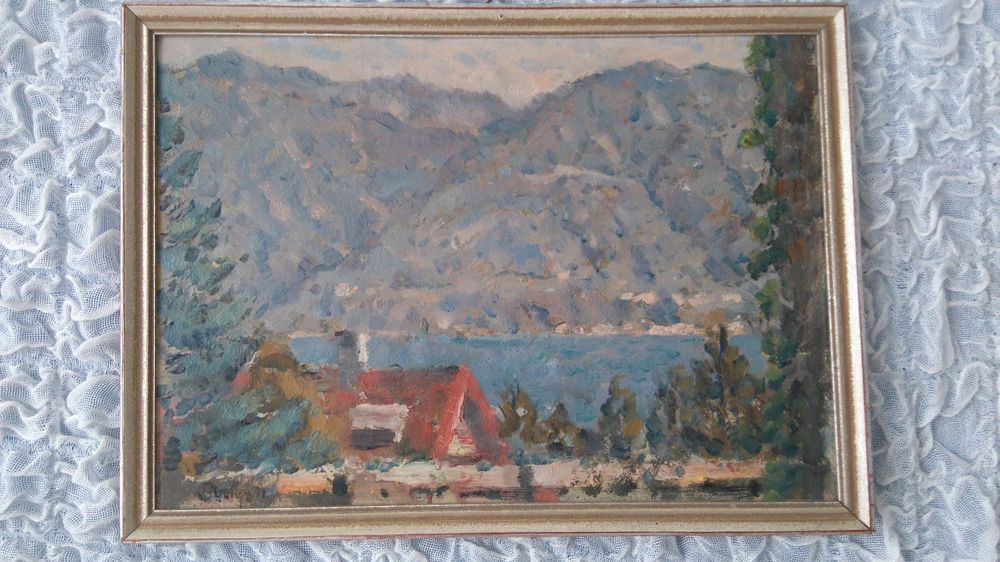 Frank Budgen Oelbild Haus am See Ascona (Gebraucht) in Luzern für CHF ...