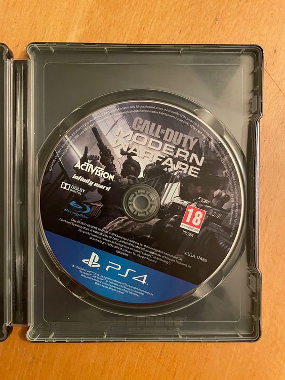 Call of Duty Modern Warfare 2019 Steelbook PS4 (Gebraucht) in Vevey für ...