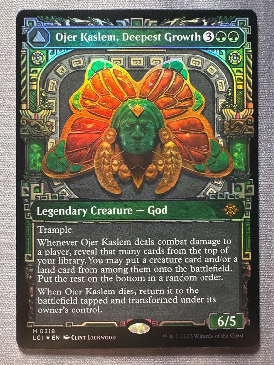 Ojer Kaslem, Deepest Growth FOIL Variant 0318 Ixalan (Neu (gemäss Beschreibung)) in Windlach für ...