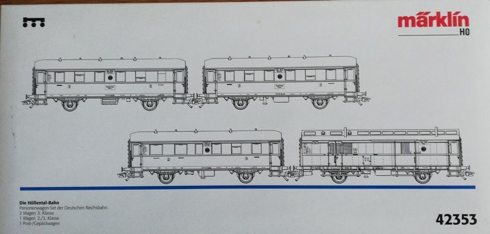 Märklin 33081 + 42353 DRG Höllentalbahn (Gebraucht) in Riehen für CHF ...