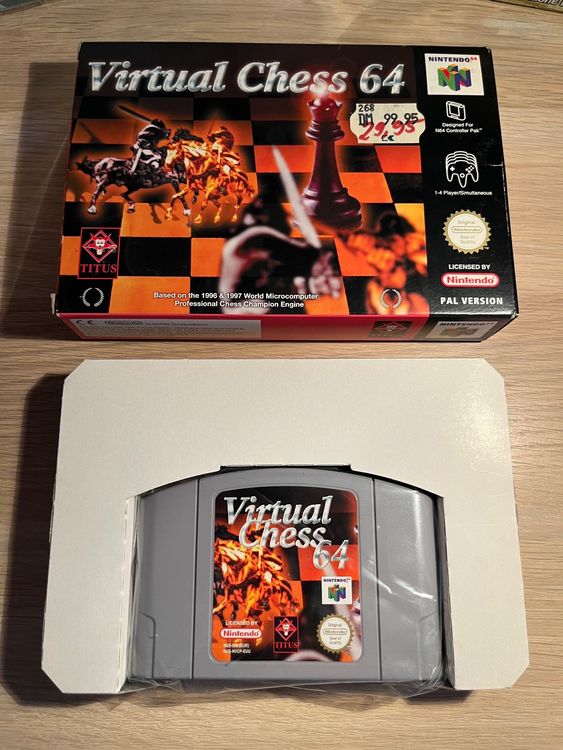 Virtual chess 64 *Top Zustand* OVP Nintendo 64 N64 | Kaufen auf Ricardo