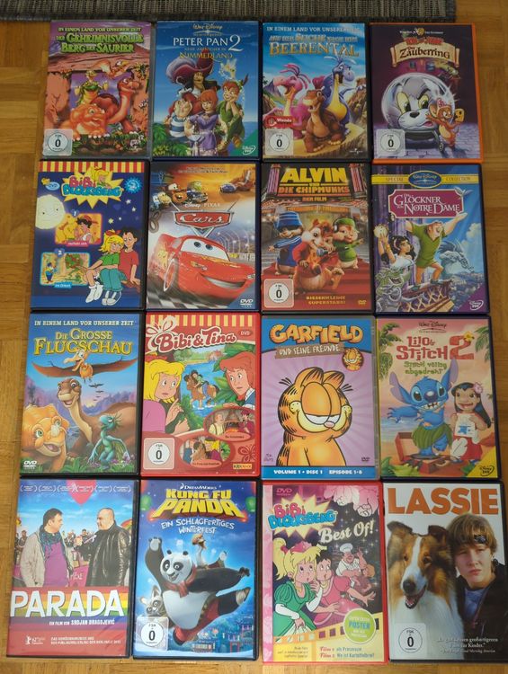 Kinder DVD-Sammlung (48 DVDs) | Kaufen auf Ricardo