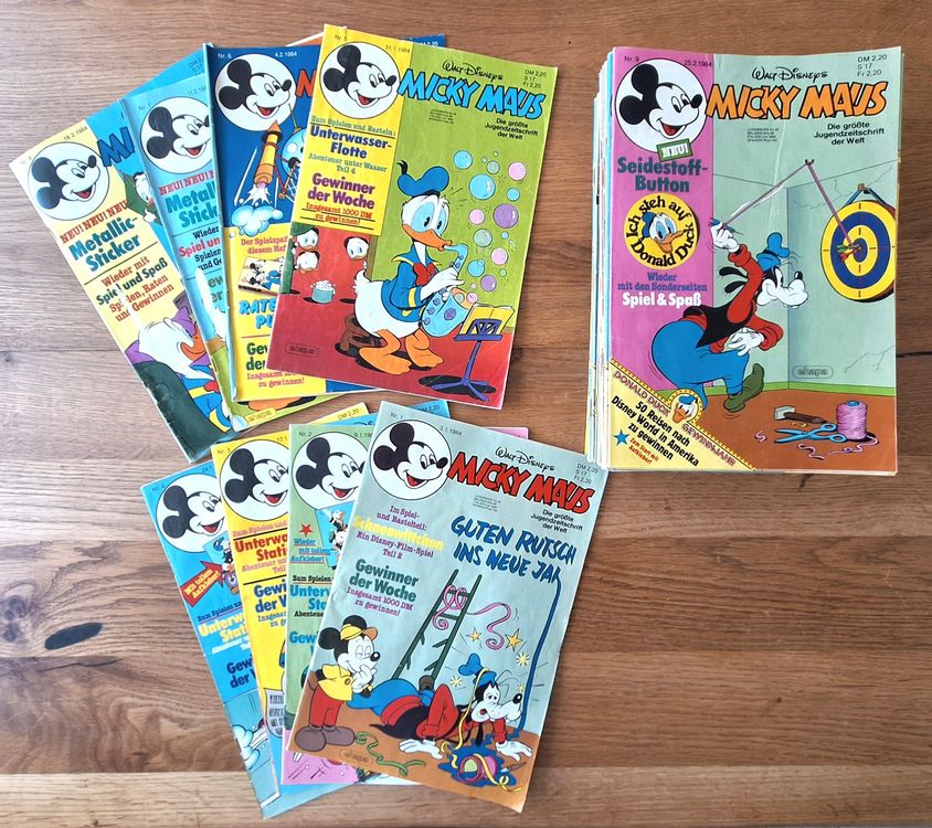 Micky Maus Hefte Jahressammlung 1984 (Gebraucht) in Schaffhausen für CHF 25 – mit Lieferung auf ...