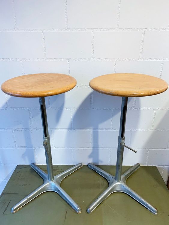 2x Vintage Industrie Hocker / Drehstühle (Gebraucht) in Bern für CHF ...
