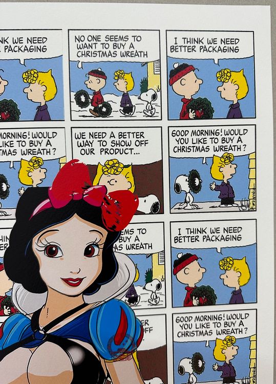 Death: Sexy Girl with Snoopy Comic, signiert 14/100 | Kaufen auf Ricardo