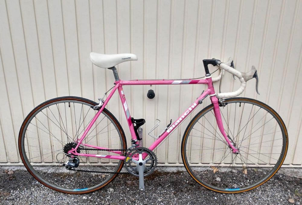 Bianchi Record Flamingo Rosa Damen Rennvelo Gr S/M RG 53cm (Gebraucht ...