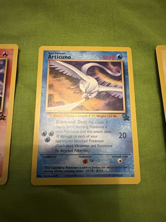 Pokemon Moltres Zapdos Articuno Blackstar (Gebraucht) in Massagno für ...