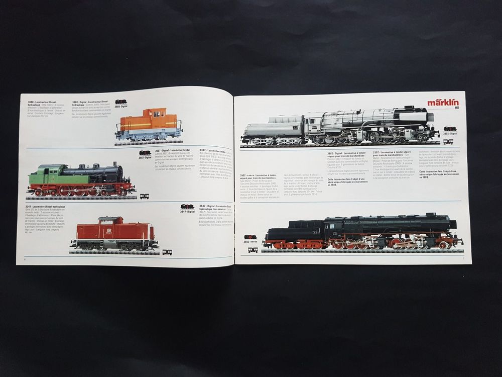 Märklin prospectus, Neuheiten 1989, 32 pages, en allemand (Neu (gemäss Beschreibung)) in ...