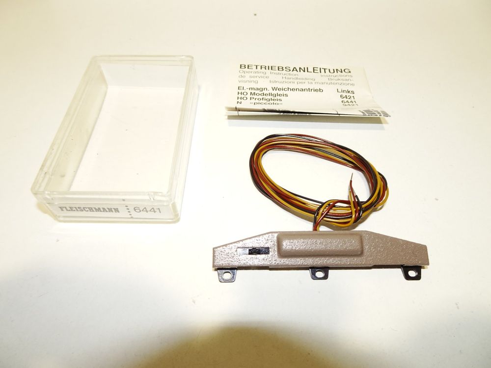 Fleischmann Weichen Motor Weichenantrieb Spur N 6441 (Neu (gemäss ...