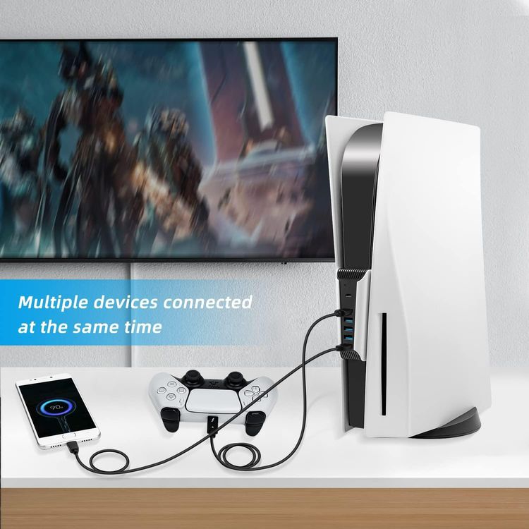 PS5 USB Erweiterung Multiport High Speed Expansion Hub (Neu (gemäss Beschreibung)) in Emmen für ...