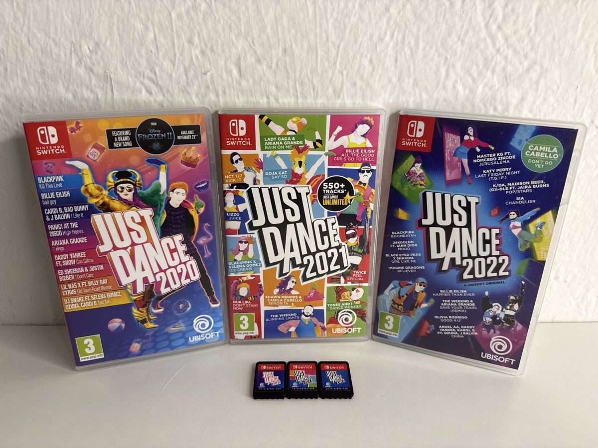 Just Dance 2020, 2021 & 2022 Nintendo Switch - Bundle! (Gebraucht) in ...