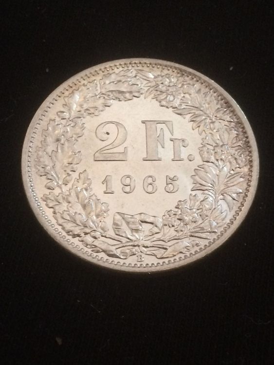 2 Franken 1965 vorz. (SILBER) (Gebraucht) in Sirnach für CHF 4 – mit Lieferung auf Ricardo kaufen
