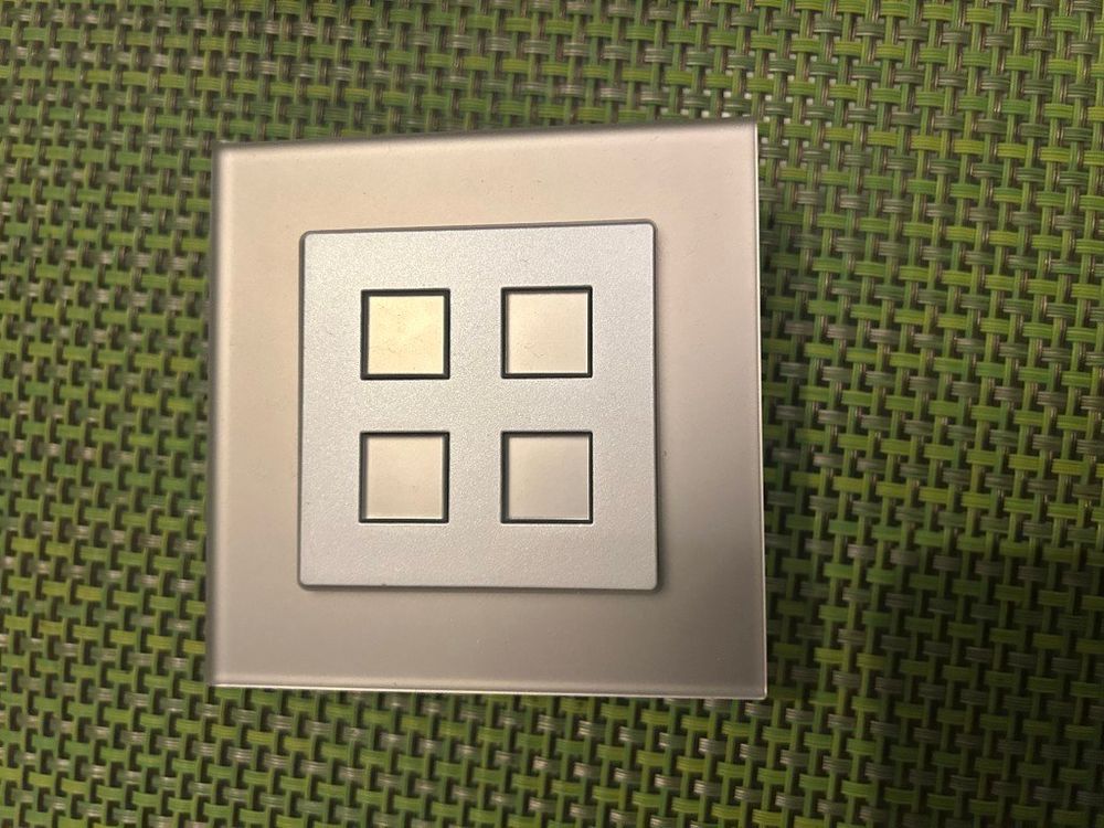 Neu Taster Knx Ediziodue Elegance Bsm Rgb 4 Fach Neu Gemäss