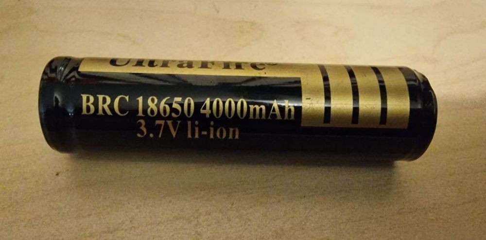 BRC 18650 Batterie wiederaufladbar 4000mAh 3.7V li-ion (Neu (gemäss ...