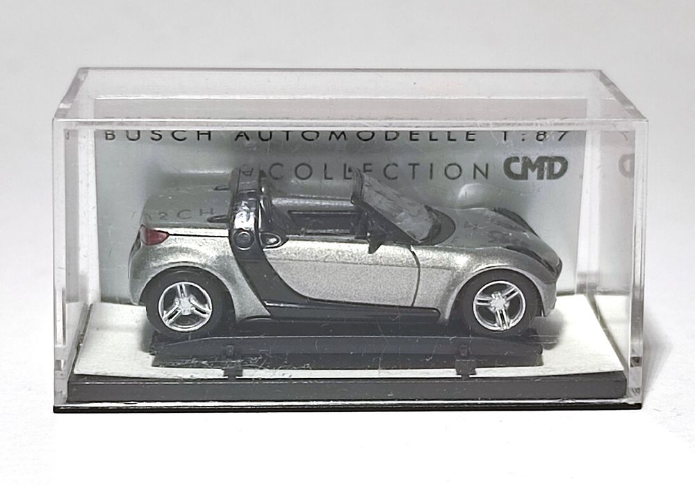 Smart Roadster schwarz silber Busch CMD 1:87 OVP #25/124 (Gebraucht) in ...