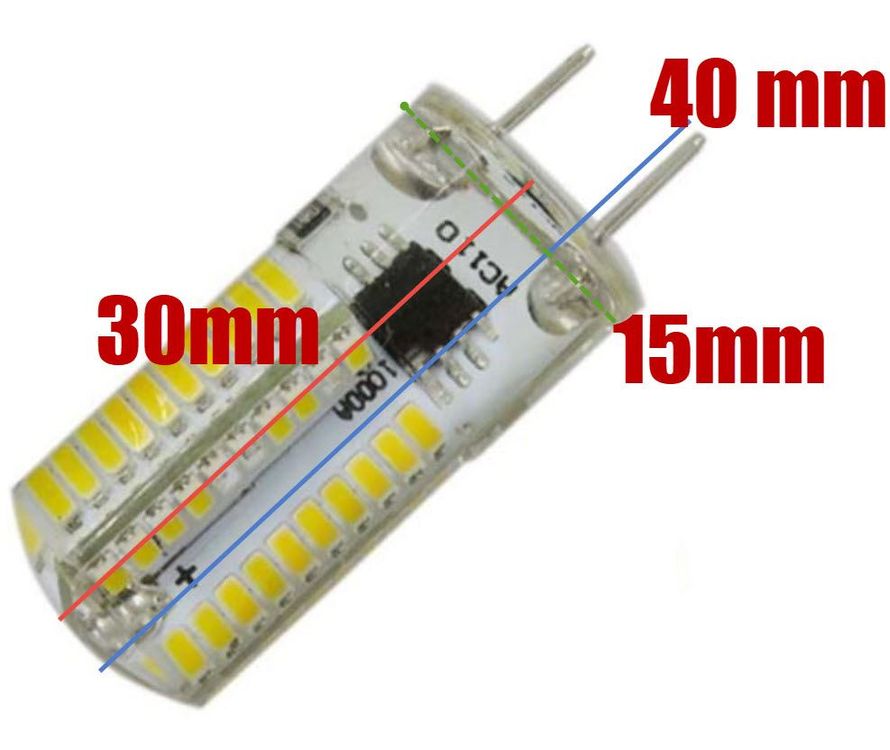 G4 3W 240 Lumen 64 SMD LED Lampe 12V (Neu und originalverpackt) in ...