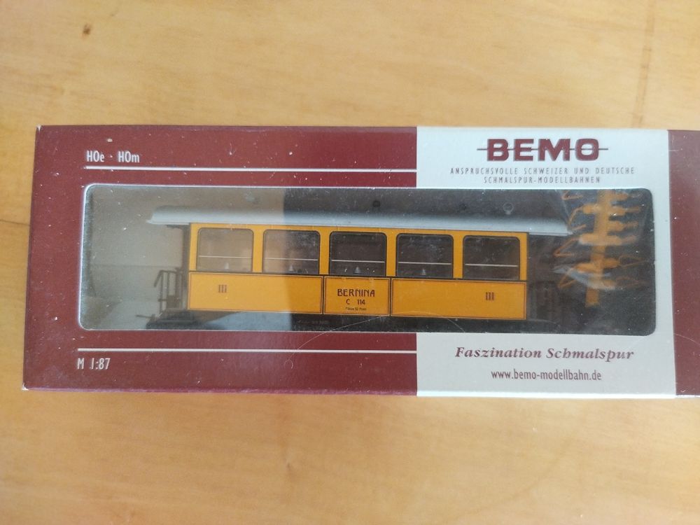 Bemo RhB C 114 "La Bucunada" Nostalgie-Zweiachser (Neu (gemäss Beschreibung)) in Ersigen für CHF ...