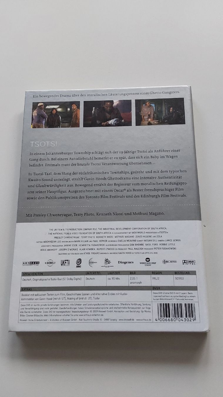 Tsotsi (DVD, Arthaus Collection) Drama Film Klassiker! (Gebraucht) in Worb für CHF 5 – mit ...
