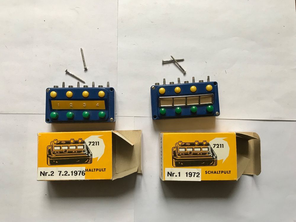 märklin 2 x 7211, stellpulte | Kaufen auf Ricardo