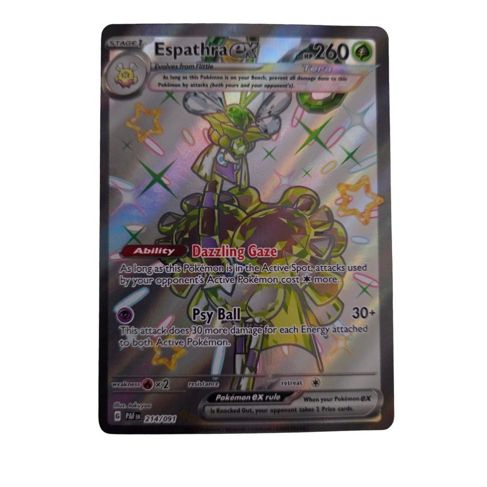 Espathra-EX 214/091 Shiny Ultra Rare Paldean Fates NM (Gebraucht) in ...