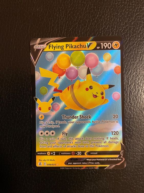 Celebrations Flying Pikachu V 25th anniversary Ab 1 (Gebraucht) in Paradiso für CHF 1 – mit ...