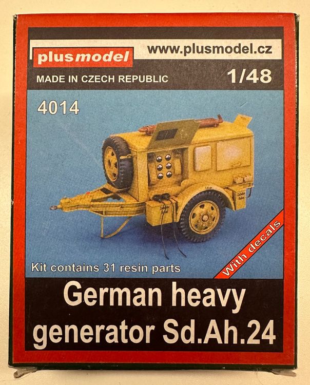 German heavy Generator Sd. Ah. 24 (Neu und originalverpackt) in Lenk im ...