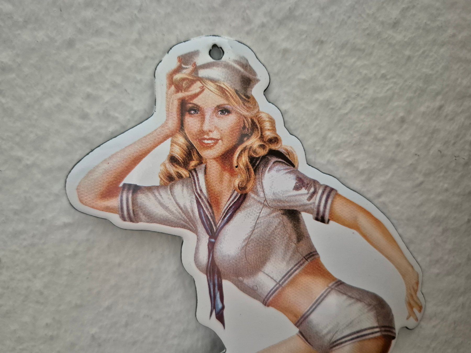 Emailschild Mini Cooper Logo BMW Pin Up Girl Emaille Schild (Neu ...