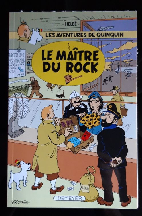 Le Maître du rock pastiche Tintin par Alain Le Bussy (Helbé) (Neu ...