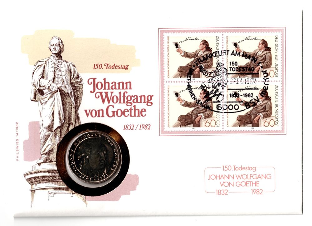 150. Todestag Johann Wolfgang von Goethe_ohne Beschreibung (Gebraucht) in Hombrechtikon für CHF ...