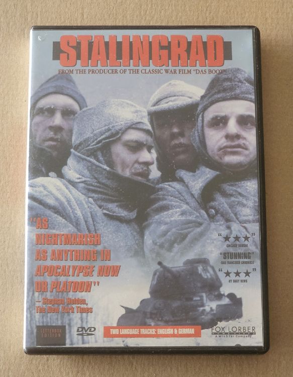 DVD Stalingrad Horwitz Kretschmann English German (Neu (gemäss ...