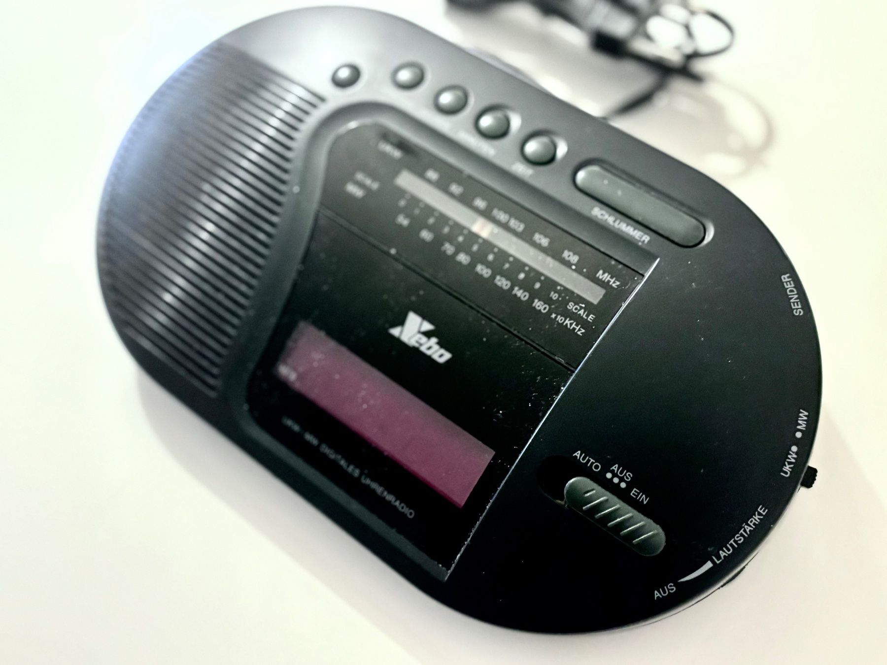 RADIOWECKER, LED, XEBA UR-401, 90`ER, VINTAGE, SCHWARZ (Gebraucht) in ...