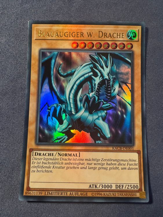 Yu-Gi-Oh Blauäugiger Weisser Drache KACB Ultra Rare (Gebraucht) in Binz ...