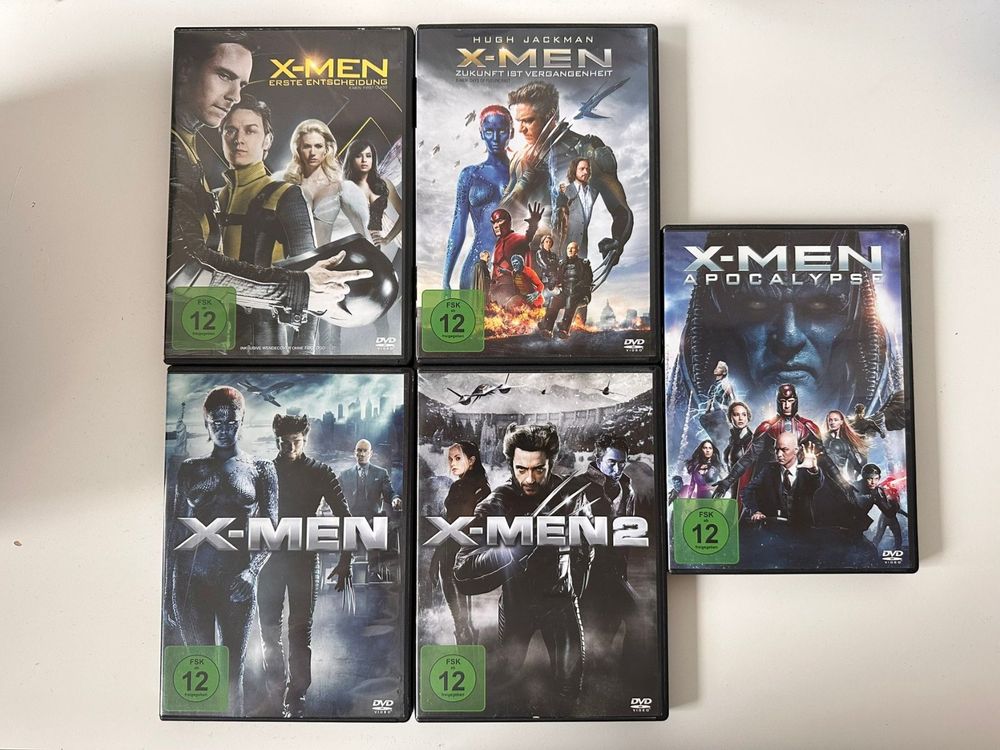 X-Men, 5 DVD's (Gebraucht) in Herznach für CHF 15 – mit Lieferung auf Ricardo kaufen
