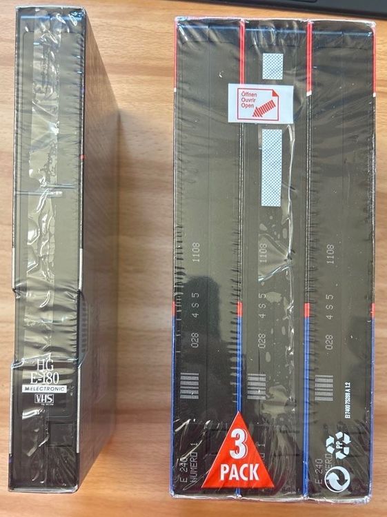 VHS Video Kassetten leer Originalverpackt | Kaufen auf Ricardo