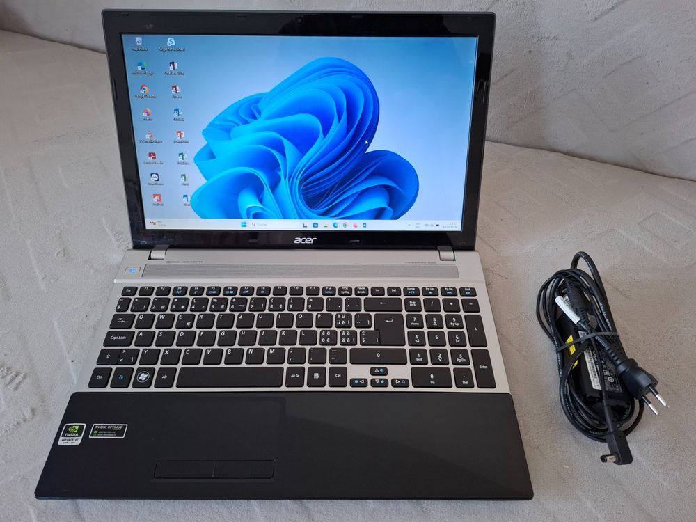 Acer Aspire V3-571G 15.6 Zoll, i7-SSD 480GB, Win.11 & Office (Gebraucht ...