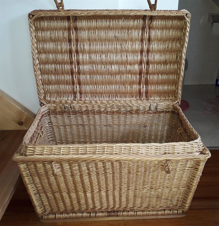 grosser Weidenkorb mit Deckel * Truhe | Kaufen auf Ricardo