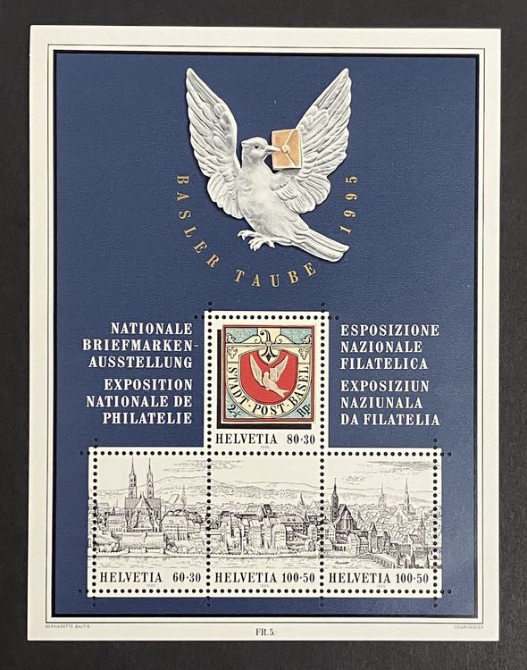 BLOCK BASLER TAUBE 1995** (Neu (gemäss Beschreibung)) in Oberwil BL für CHF 3.5 – mit Lieferung ...