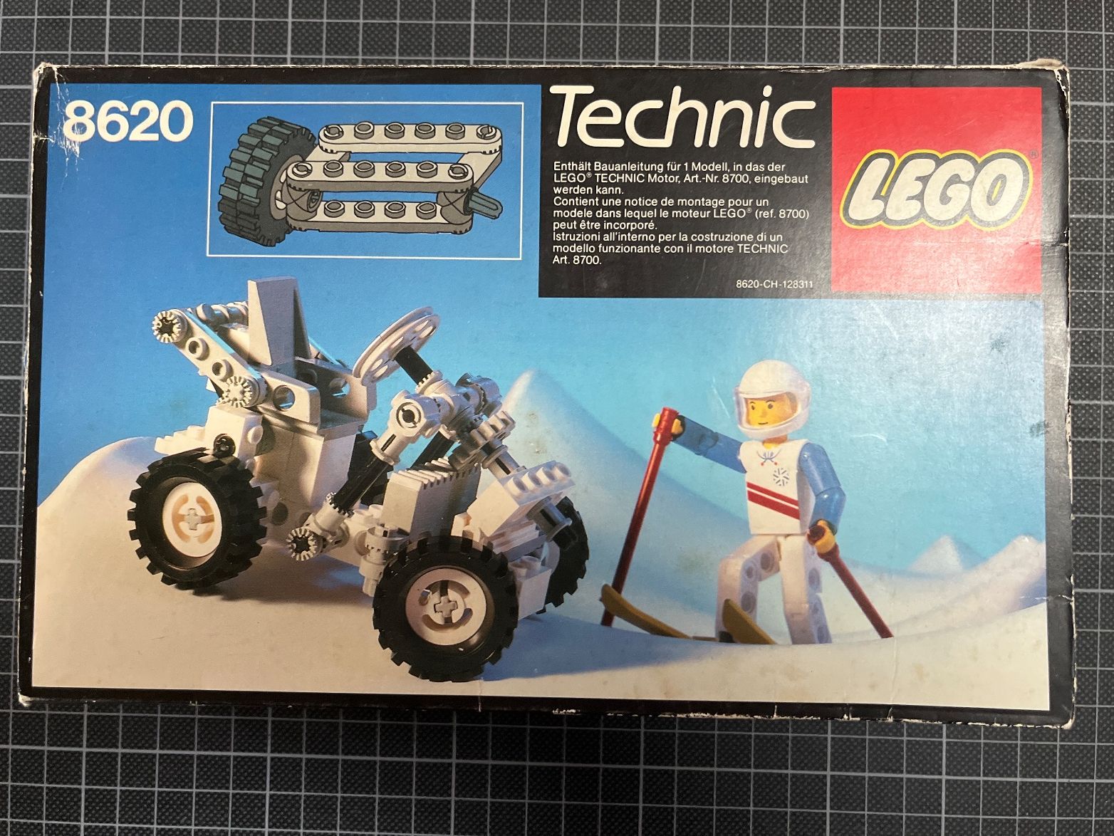 LEGO Technic 8620 Snow Scooter Artic 1986 OVP & Anleitung (Gebraucht ...
