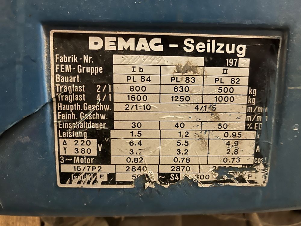 Demag Seilzug | Kaufen auf Ricardo