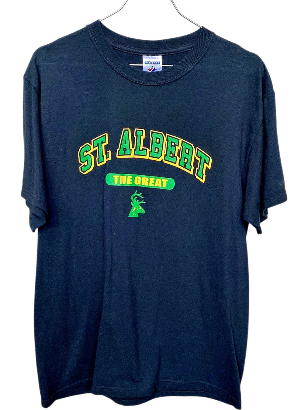 Jerzees St. Albert The Great Black T-Shirt - Size M (Gebraucht) in Zug ...