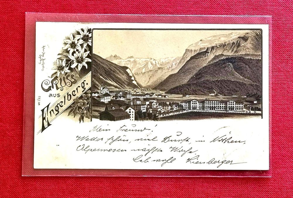 Engelberg - Dorfansicht - Litho - 1897 !!!!! (Gebraucht) in Rothrist für CHF 22 – mit Lieferung ...