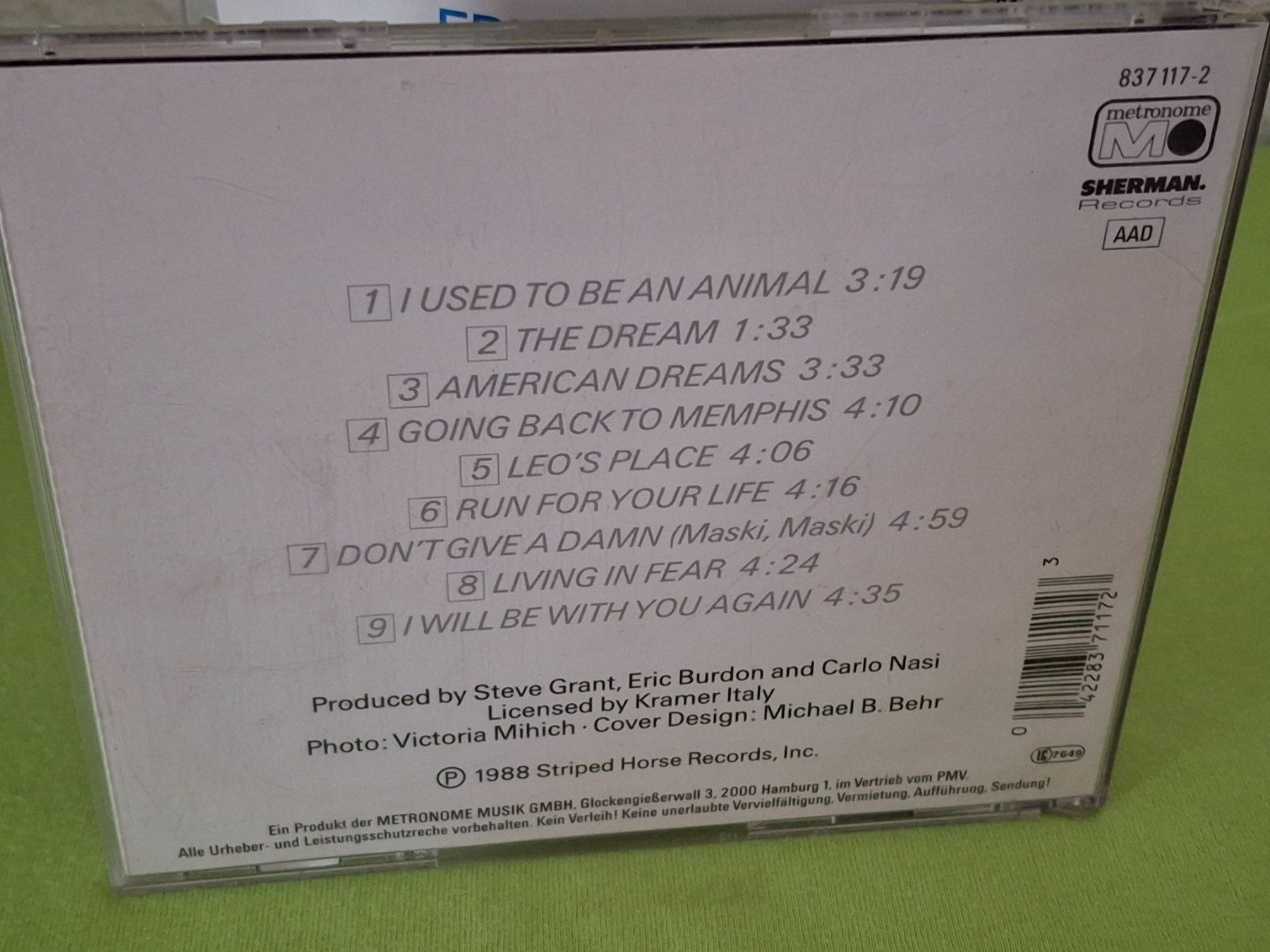 CD Eric Burdon - I Used to be an Animal/🟨 (Gebraucht) in Aarberg für ...