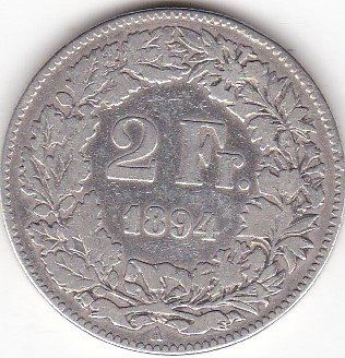 2 Franken 1894 Silber. | Kaufen auf Ricardo